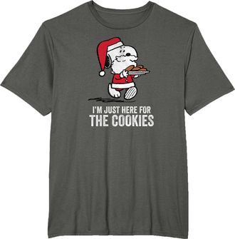 Peanuts Snoopy More Christmas Cookies T-Shirt