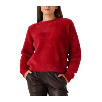 ALIX The Label Gestrickter Mohair-Pullover - - Knitwear - Damen - Rot - XL