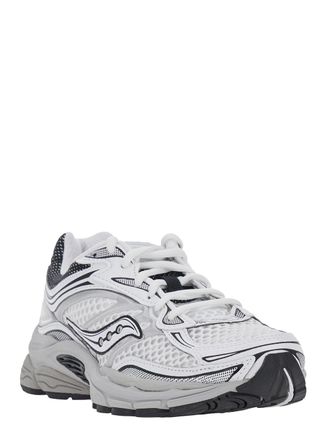 Saucony Unisex Sneakers Progrid Omni 9 Og White Leather & Mesh Trainers