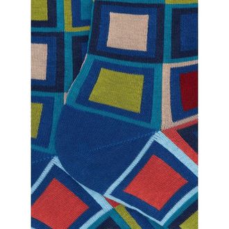 Dor&eacute; Dor&eacute; Chaussettes mi-hautes &agrave; carreaux en coton m&eacute;lang&eacute;