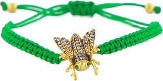 Begum Khan bracelet &agrave; breloque Bee - Or