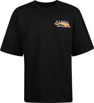 Amiri Homme, Tops, Noir, Taille: L T-shirt ras du cou graphique