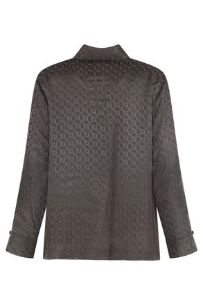 Fendi Womens Silk Shirt Brown