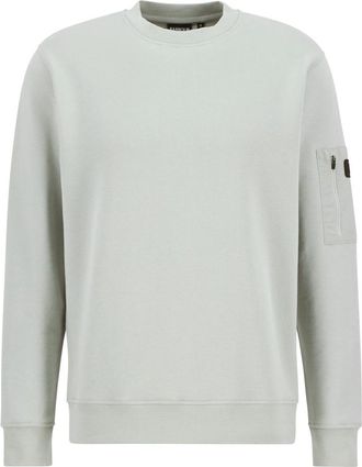 Barbour Softes Sweatshirt mit &Auml;rmeltasche und und Logo-Patch in