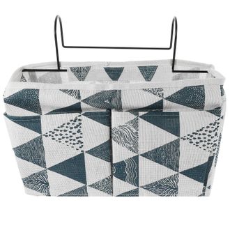 NUOBESTY H&auml;ngekorb f&uuml;r Nachttisch aus Baumwolle Gro&szlig;er Bettorganizer mit Aufbewahrungstasche Wandh&auml;ngender Aufbewahrungskorb f&uuml;r Schlafzimmer und Studentenwohn