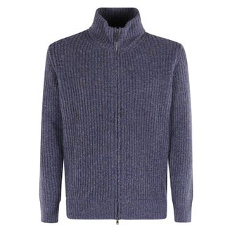 KANGRA Maglia Full Zip - - Knitwear - Herren - Blau - M