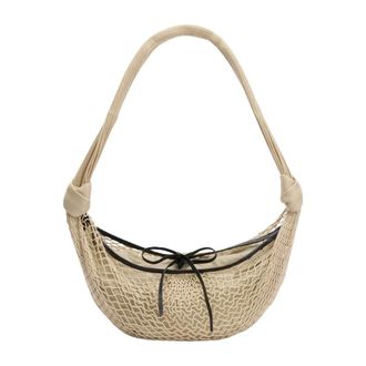 Christophe Lemaire Femme, Sacs, Beige, Taille: ONE Size Croissant Filt Bag