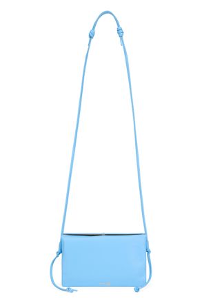 Celine Womens Shoulder Bag Smooth Leather Light Blue Lambskin