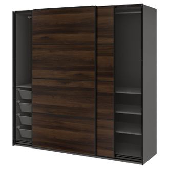 IKEA PAX / MEHAMN Kleiderschrank mit Schiebet&uuml;ren