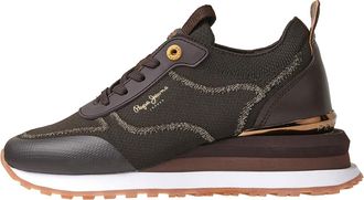 Pepe Jeans London Damen Blur Contour Sneaker, Brown (Conker), 39 EU