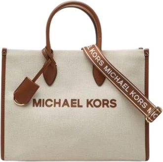 Michael Kors Pre-owned Canvas Shoulder Tote - - Pre-owned - Damen - Beige - ONE SIZE