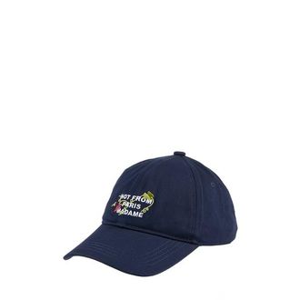 Dr&ocirc;le de Monsieur Casquette &agrave; logo brod&eacute; en coton