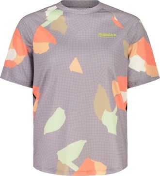 Maloja Damen B&uuml;schelsch&ouml;nM. T-Shirt, Smoky Purple Grid fieldflower, L