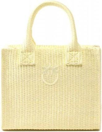 Pinko Pinko, Femme, Sacs, Beige, Taille: ONE Size Pinko - Bags > Sacs &agrave; main
