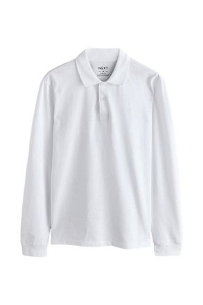 Next Langarm-Poloshirt Slim Fit Pikee-Poloshirt mit langen &Auml;rmeln (1-tlg)