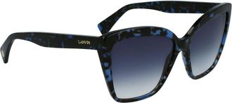 Lanvin Femme, Accessoires, Bleu, Taille: ONE Size Lunettes de soleil Lnv617S