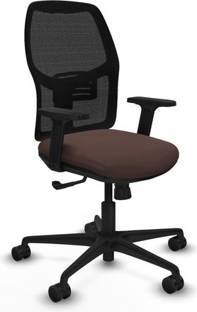 Piqueras y Crespo Alfera Sessel f&uuml;r Home Office mit 2D-Armen, h&ouml;henverstellbare Lendenwirbelst&uuml;tze, ausgestattet mit 4 Positionen und Schneidschaum, mit Rollen von 65 m