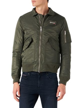 Schott NYC Unisex 210100RS Bombers, Sage Kaki, XXL