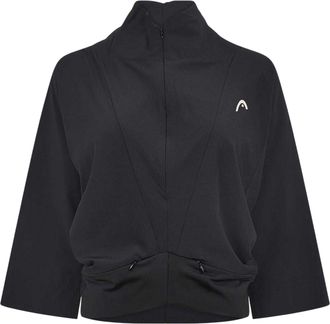 Head Jacke f&uuml;r Damen, Mit Rei&szlig;verschluss, 3/4 &Auml;rmel (Schwarz)