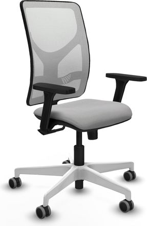 Piqueras y Crespo B&uuml;rostuhl XXL mit 3D-Armlehnen, h&ouml;henverstellbare Lendenwirbelst&uuml;tze, ausgestattet mit 3 Positionen und Schneideschaum, mit Rollen von 65 mm, Parkett,