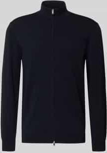 Profuomo Cardigan mit Stehkragen und Zweiwege-Rei&szlig;verschluss