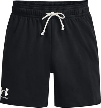 Under Armour Homme, Shorts, Noir, Taille: M Rival Terry 6in Short