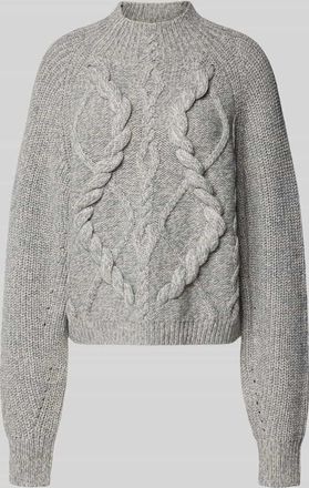 HUGO BOSS Pullover mit markantem Zopfmuster Modell Frescienne