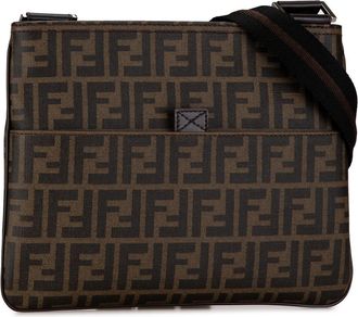 Fendi Hobo Bags - Zucca Coated Canvas Crossbody - Gr. unisize - in Braun - f&uuml;r Damen