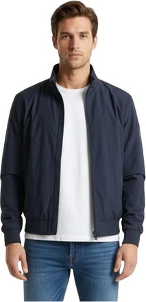 People of Shibuya Homme, Vestes, Bleu, Taille: M Blouson aviateur Shibuya