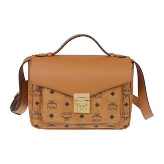 MCM Mcm, Femme, Sacs, Brun, Taille: ONE Size Tracy Satchel