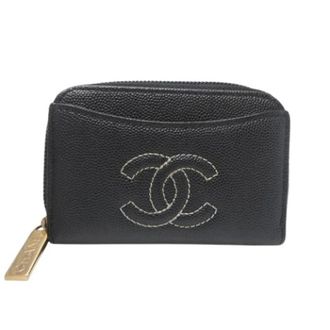 Chanel Pre-owned Leder Portemonnaie - - Pre-owned - Damen - Schwarzk - ONE SIZE