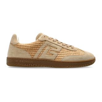 Balmain Femme, Chaussures, Beige, Taille: 39 EU Swan Baskets