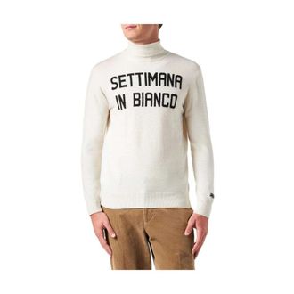 MC2 Saint Barth Stilvolles Maglia f&uuml;r deinen Kleiderschrank - - Knitwear - Herren - Wei&szlig; - L
