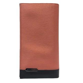 Bulgari Pre-owned 286924 Long wallet (bi-fold) - Homme - Pre-owned - Orange - Taille: ONE Size