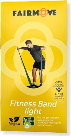 FAIRMOVE FAIR Move Fitness Band Light (Yellow), FSC 100% NC - COC - 029595