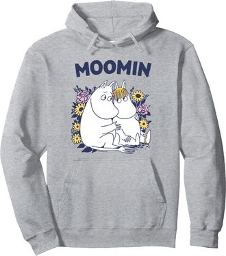 Moomin Moomintroll Snorkmaiden Blocktext Pullover Hoodie