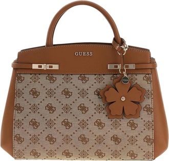 Guess Femme, Sacs, Brun, Taille: ONE Size Sac &agrave; main Melinda Logo