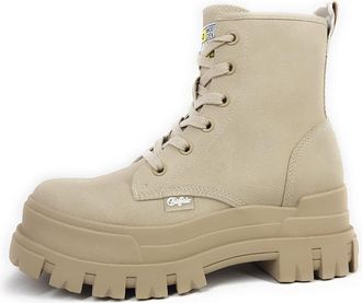 Buffalo Damen ASPHA RLD Halblange Stiefel, Cream, 38 EU