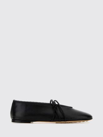Bottega Veneta Ballerines Mary Jane en cuir dagneau avec brides tress&eacute;es
