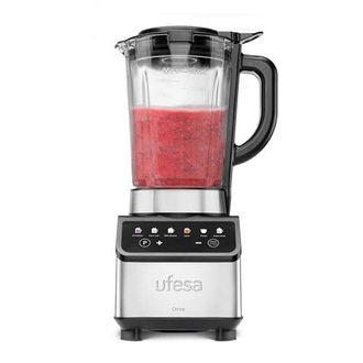 Ufesa Standmixer Digital Citrine 1200W, Glaskrug 1,5L, 7 Automatische Programme, 4 Edelstahlklingen, Selbstreinigung & Eiscrusher, Smoothies, Touch-Bedienun