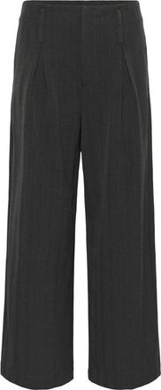 MY ESSENTIAL WARDROBE Luna High Wide Pant - - Trousers - Damen - Grau - M