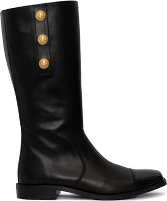 Balmain Femme, Chaussures, Noir, Taille: 38 EU High Bottes