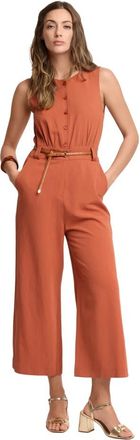 Kocca Femme, Combinaisons et Ensembles, Orange, Taille: 44 FR Stylish Crinkled Leather Look Belt