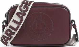 Karl Lagerfeld K/Circle Round Umh&auml;ngetasche - - Bags - Damen - Rot - ONE SIZE