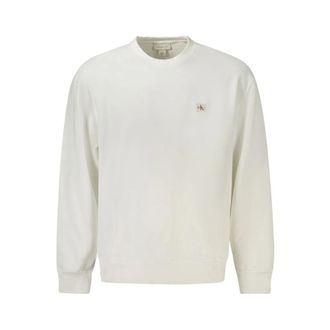Calvin Klein Wei&szlig;er Baumwoll Herren Pullover - - Sweatshirts & Hoodies - Herren - Wei&szlig; - 2XL
