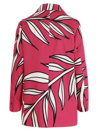 Rochas Womens Fuchsia Cotton Blazer Clothing