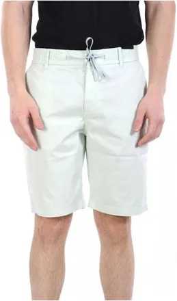 HUGO BOSS Homme, Shorts, Vert, Taille: W32 Shorts chino fusel&eacute;s Ds-1-S