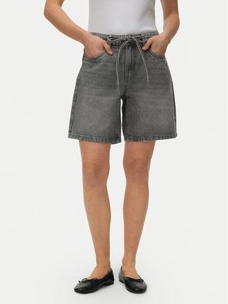 Vero Moda Jeansshorts Wien 10341837 Grau Relaxed Fit