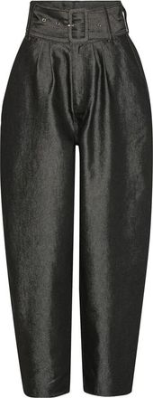 Rotate Rotate Birger Christensen, Femme, Pantalons, Noir, Taille: 38 FR Tapered Pantalons