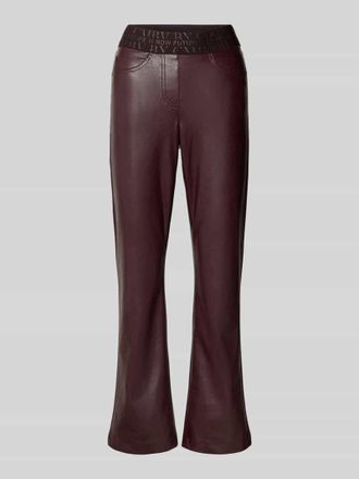 Cambio Bootcut Hose in Leder-Optik Modell FELICE